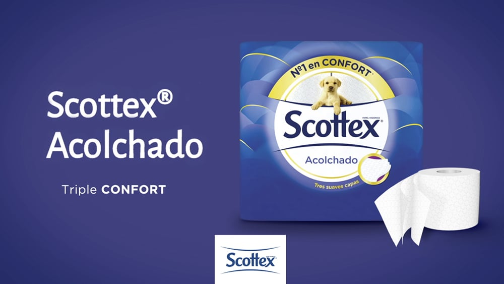 Acolchado y Sensitive… ¡no puedes perderte lo nuevo de Scottex!