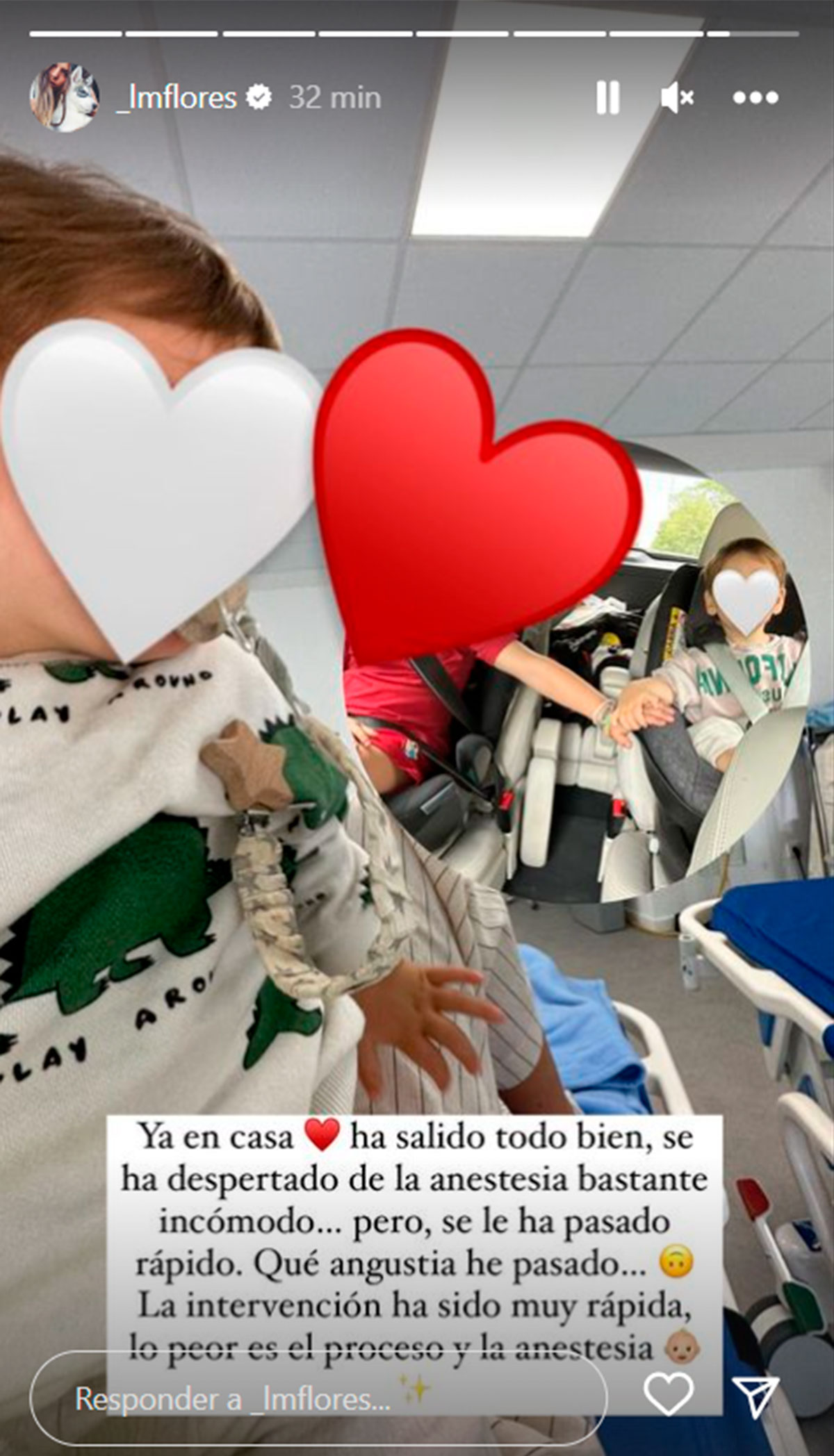 Laura Matamoros cuenta cómo ha salido la operación de su hijo