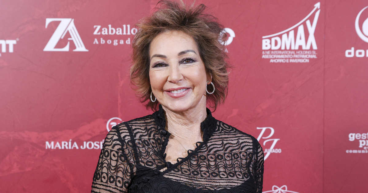 Ana Rosa Quintana, espectacular, deslumbra con su vestido de escote ...