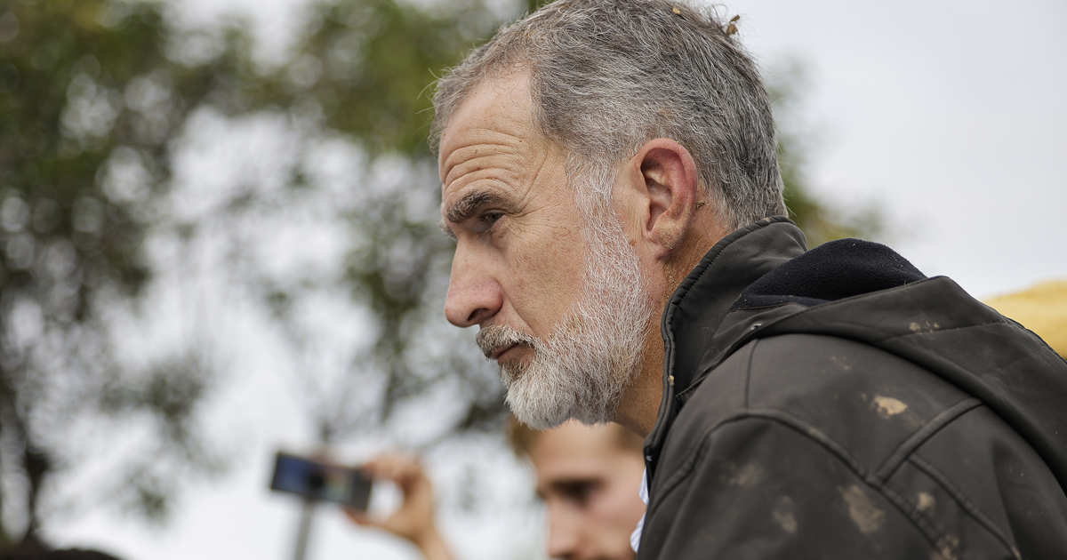 El Rey Felipe se disculpa con los valencianos ante la tragedia de la ...