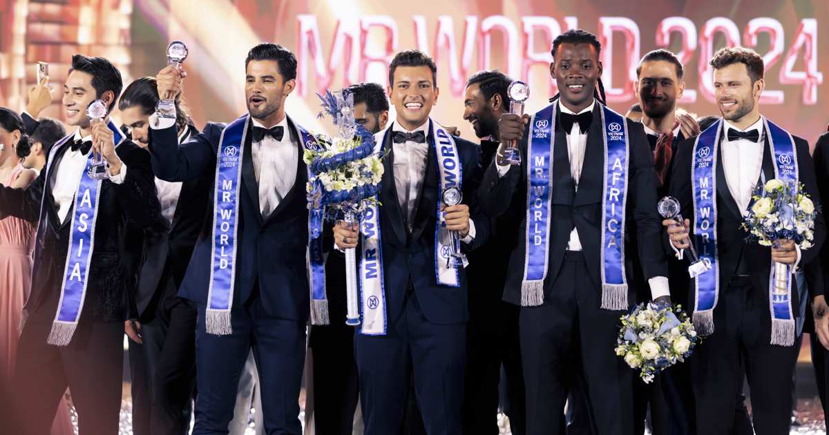 Así ha sido la gran final de Mister Mundo 2024: del ganador al puesto ...