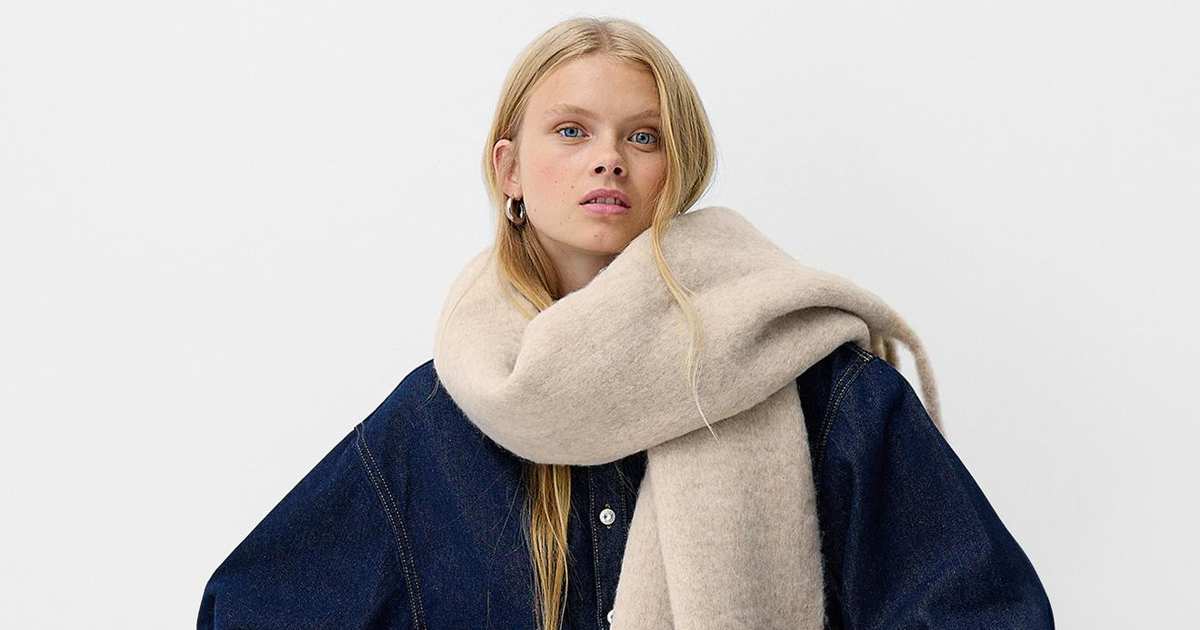 Soy friolera y estas 5 maxibufandas de Bershka me han salvado del ...