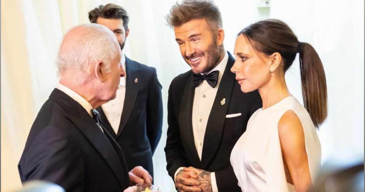 David y Victoria Beckham nos "cuelan" en uno de los salones de ...