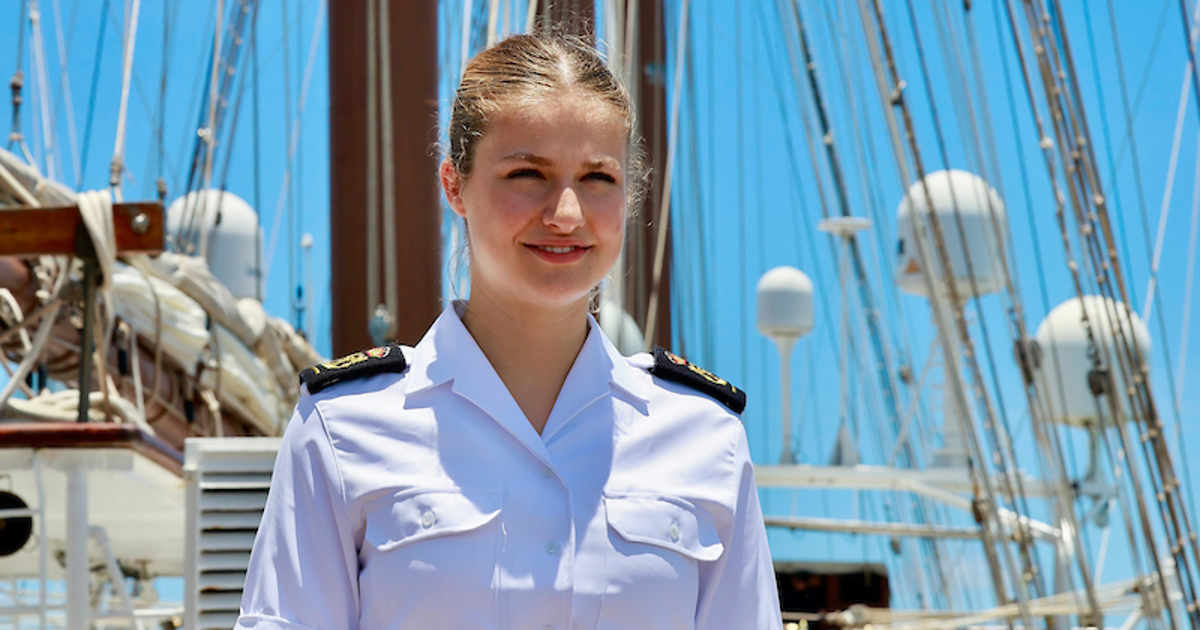 Primeras imágenes de la Princesa Leonor en Brasil tras una larga travesía a bordo del Juan ...