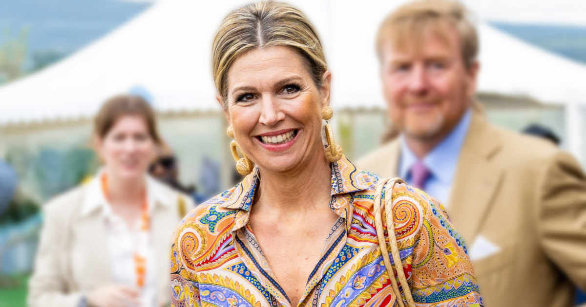 Máxima de Holanda arrasa en Kenia con el vestido de estampado boho ...