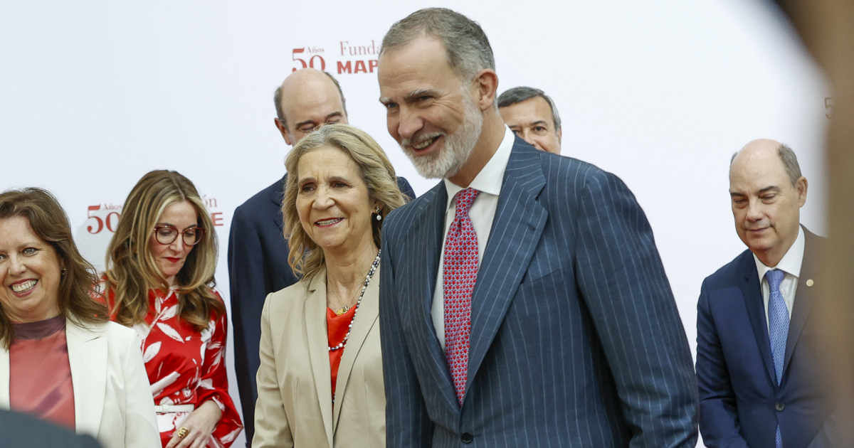 Felipe VI y la infanta Elena coinciden en un acto: el gesto del Rey con su hermana que desvela ...