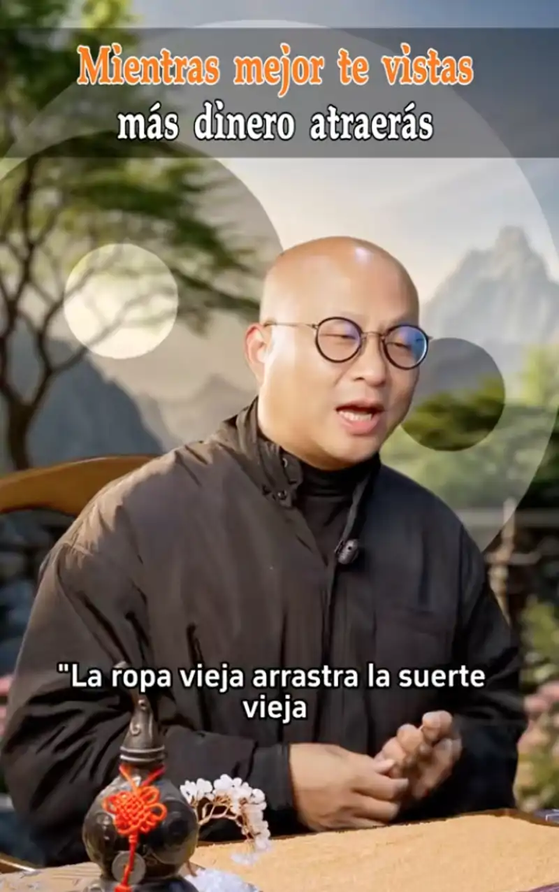 San Shi, maestro de Feng Shui: “Mientras mejor te vistas, más dinero ...
