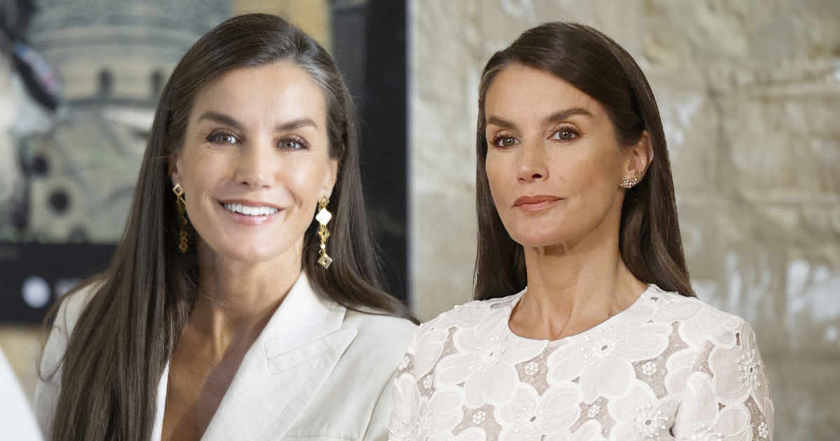 Abrimos la maleta de la Reina Letizia en Egipto: un vestido de novia ...