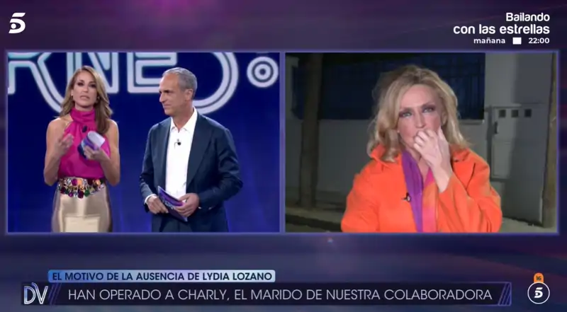 Lydia Lozano se rompe en directo al hablar del estado de salud de su ...