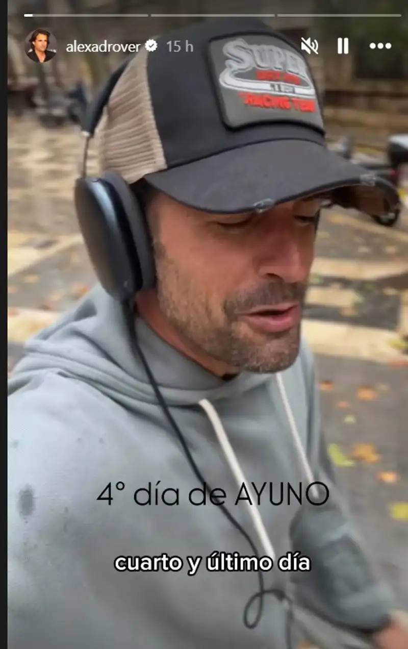 Álex Adrover (46 años): “En el cuatro día de ayuno siento la mente ...