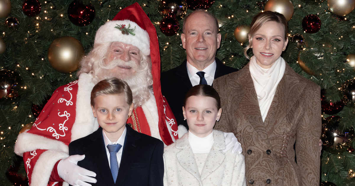 Charlène inaugura la Navidad en Mónaco junto al Príncipe Alberto y sus ...